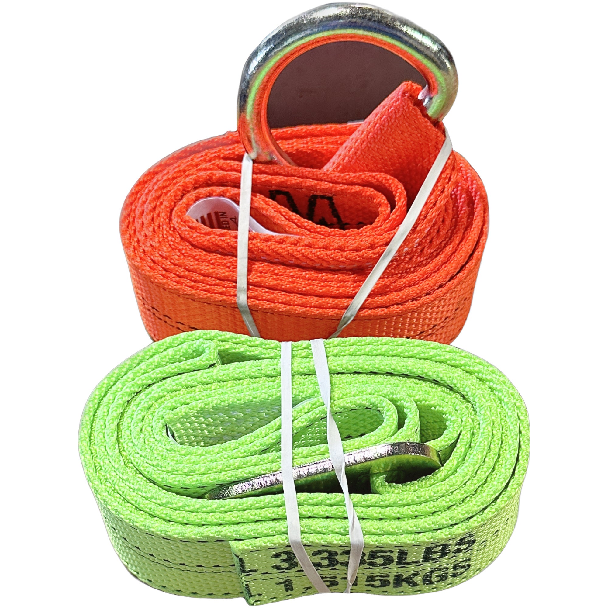 Diamond Weave D-Ring Wheel Lift Strap 120" | Hooks Wrecker Supplies