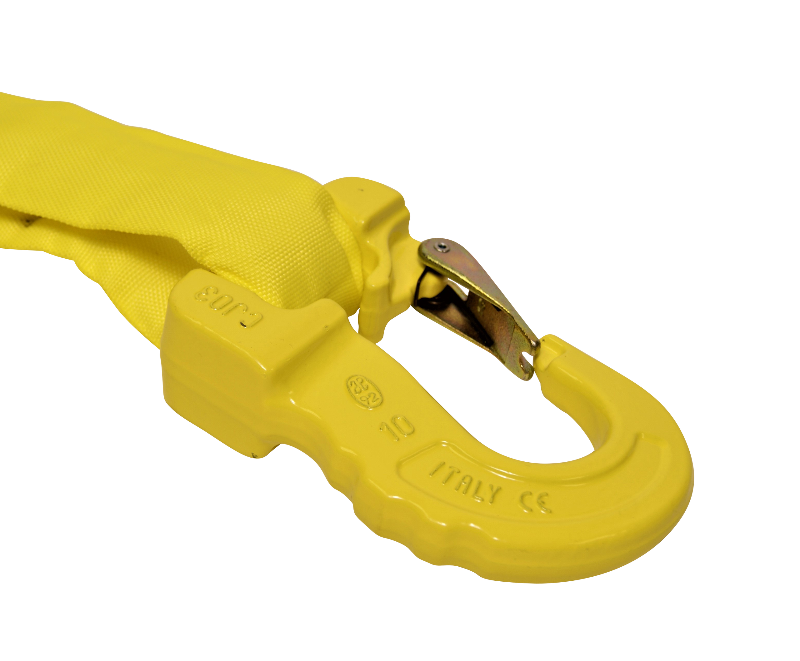 Yellow Round Sling Rigging Hooks 8,400 Lbs | Hooks Wrecker Supplies